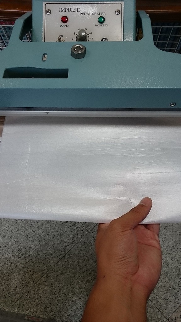 ミラーマット | FRL-450MUL テストシール報告 | 足踏み式シーラー専門店ブログ｜三邦の業務シーラーPlus